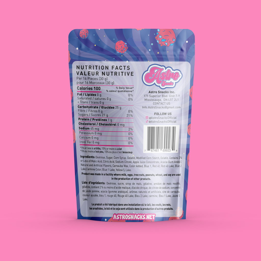 Freeze Dried Nerd Clusters (Very Berry) – Astro Snacks